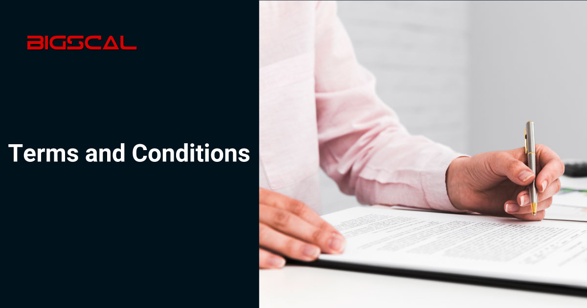 Terms and Conditions | Bigscal